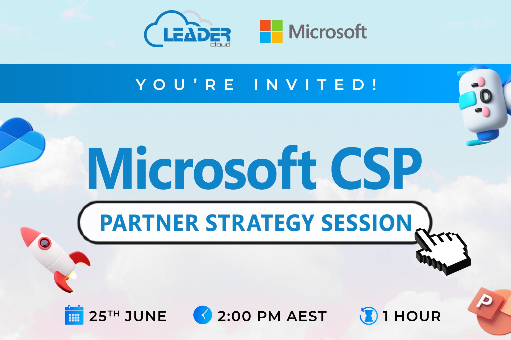 Microsoft CSP Partner Strategy Session Webinar - Leader Cloud